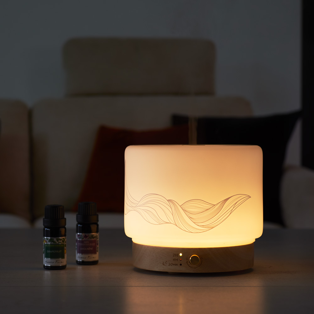 Elektrický difuzér s lampičkou Lisalia Wave | NaMora.cz